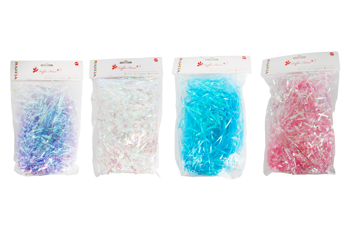 Set of 4 Cellophane Shreds Packaging Filler for Gift Boxes (158066 ...