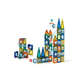 Magnetic Building Block Game set Colorful Magnetic Slide Building Toys ...