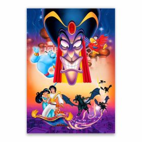 Aladdin Character Collage Poster - A1 | Shop Today. Get it Tomorrow ...