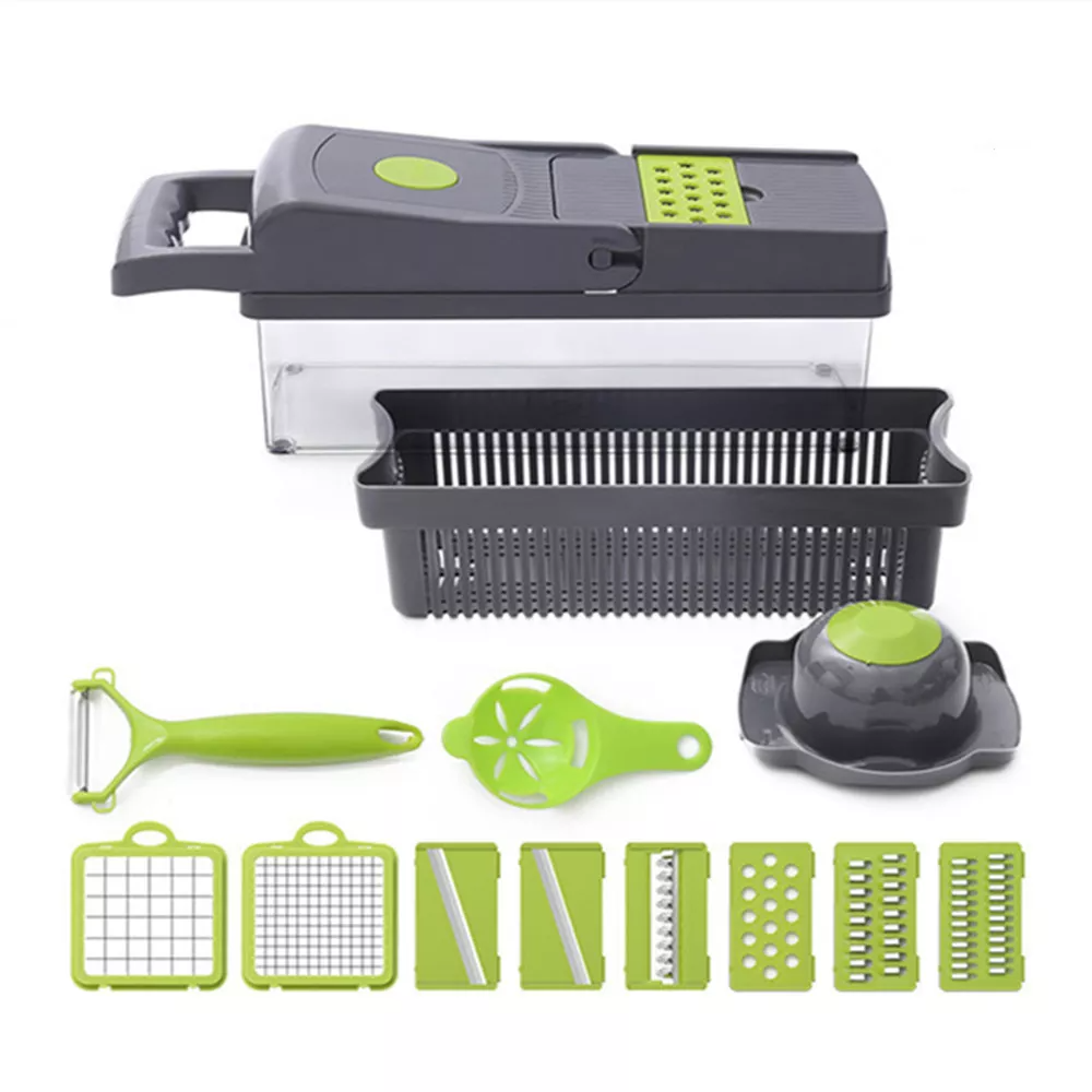 14 Pieces Vegetable Chopper Mandoline Slicer - SD | Shop Today. Get it ...