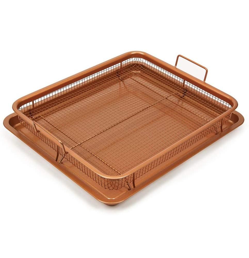 Copper Rectangle Crispy Tray | Shop Today. Get it Tomorrow! | takealot.com
