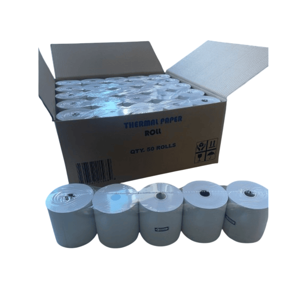 80x80 Box of 50 Thermal Till Roll/POS Roll (Diameter 75mm) | Shop Today ...