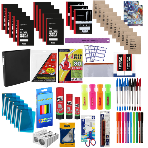Back-to-School Stationery Mega Pack: Complete Primary & High School Set ...