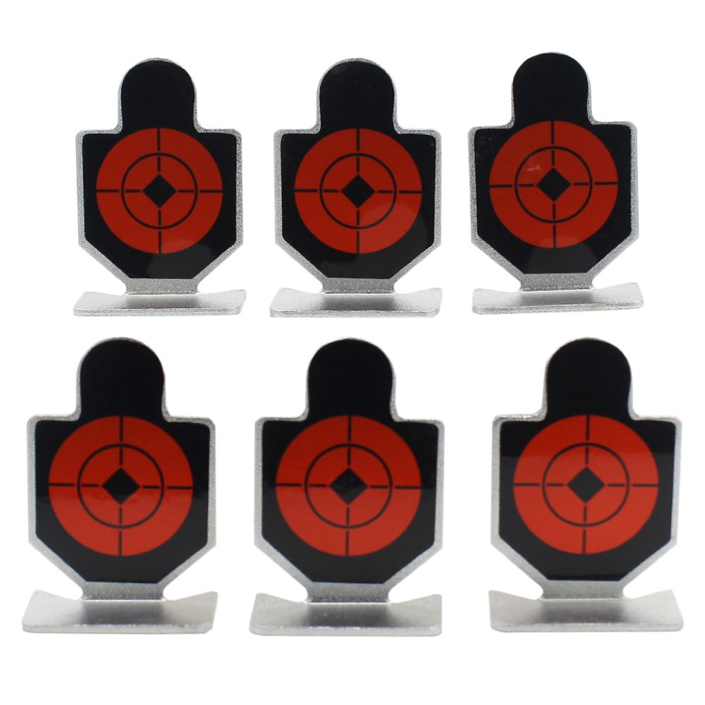 Camping Sport Steel Red Bullseye Human Target Shooting Practice 6 Set ...
