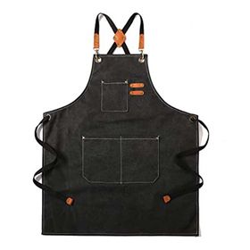 Denim Jean Cross-back Adjustable Kitchen Apron | Shop Today. Get it ...