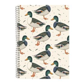 Pattern9 A4 Notebook Spiral Lined Mini Mighty Ducks Graphic Notepad ...