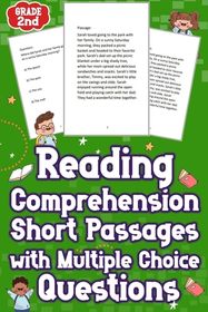 Reading Comprehension Short Passages With Multiple Choice Questions ...