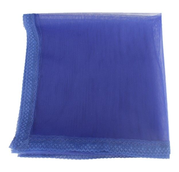 Food / Tea Net - 75 x 75 cm - Royal Blue Net with Lace | Shop Today ...