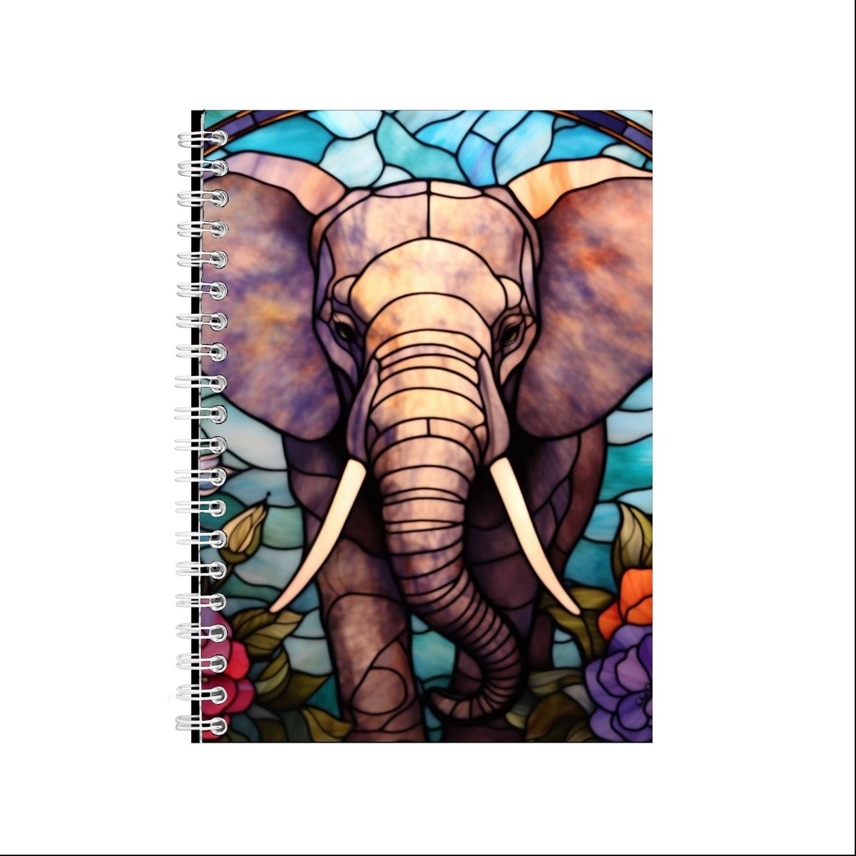 Glass Stained Elephant 10 A5 Notebook Gift Idea | Shop Today. Get it ... Glass Stained Elephant 10 A5 Notebook Gift Idea | Shop Today. Get it ...