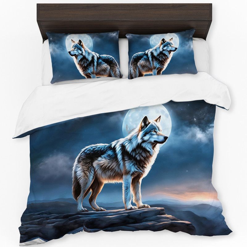 Lunar Howl Duvet Cover Set by Nathan Pieterse | Shop Today. Get it ...