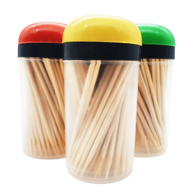 3 Pack Toothpick Containers with Dispenser Lids - Tooth pick Holders ...