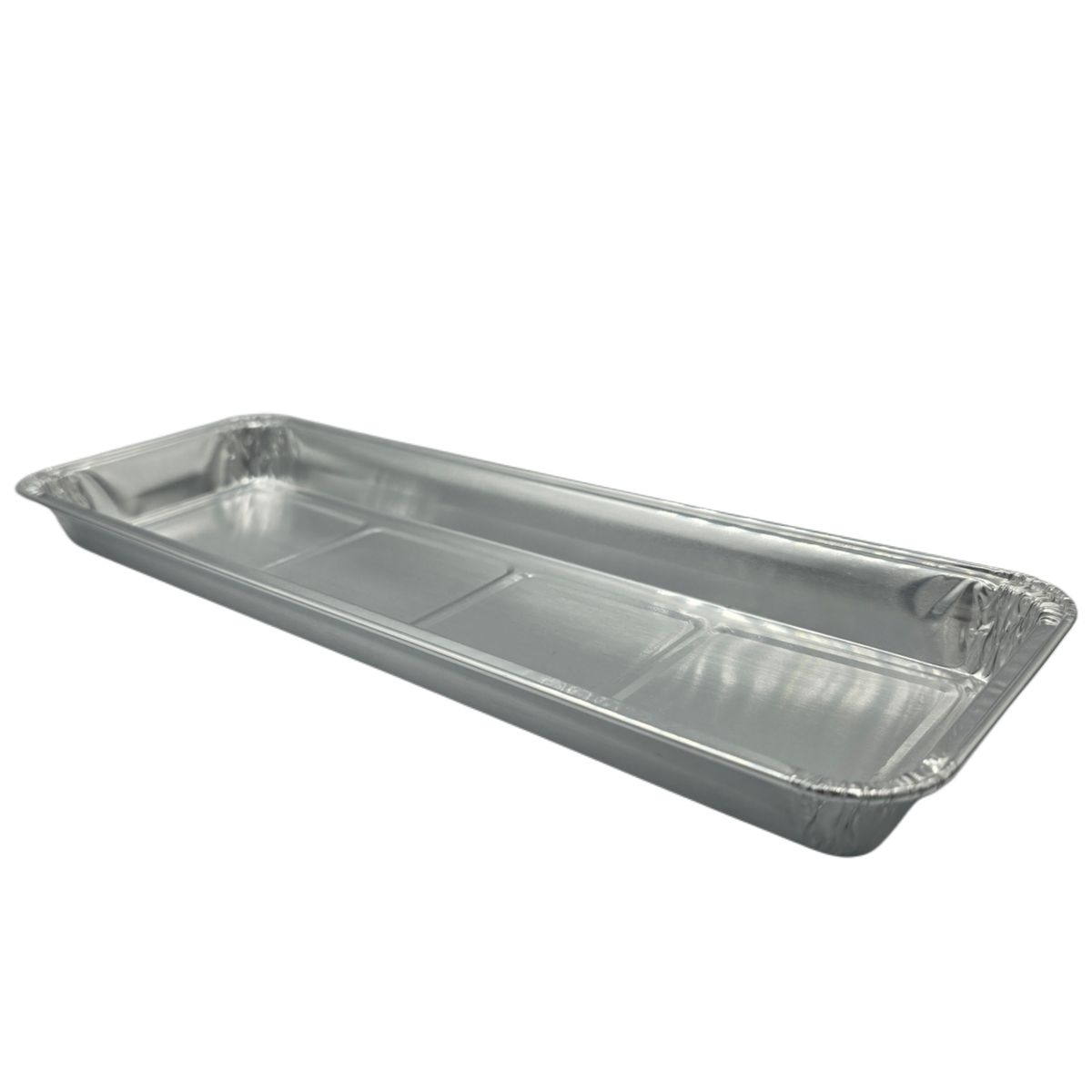 Foil Tray for Mini Strudel or Swiss Roll - 500ml 6 Compartment Bakeware ...