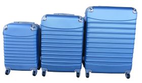 3-Piece Light Blue Luggage Set | Shop Today. Get it Tomorrow ...