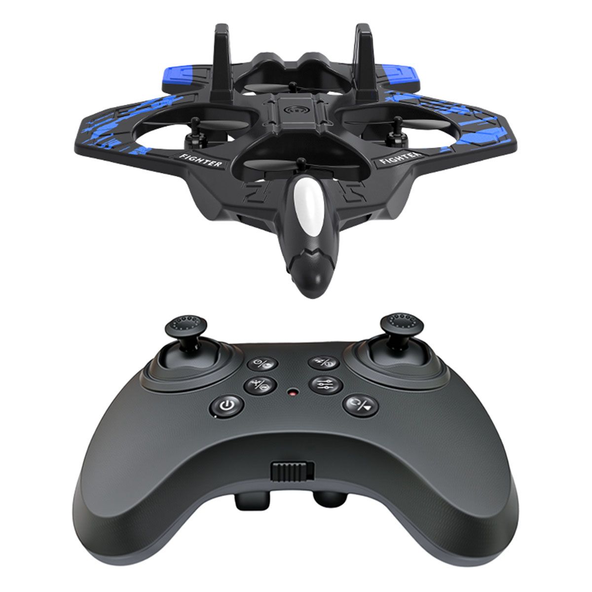 Foam RC Plane Drone Remote Control Airplane Fighter Jet With LED Light ...