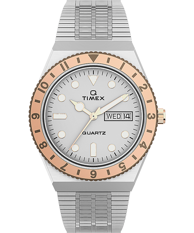 Q Timex TW2U95600 Stainless-Steel Case, Rose Gold-Tone Bezel Ladies ...