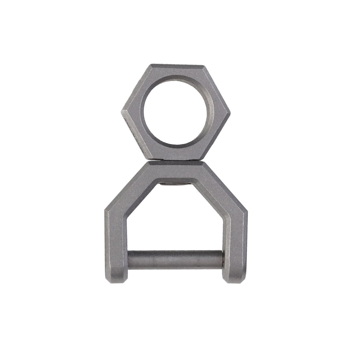 TC4 Titanium Alloy Rotating "D" shaped EDC Keyring (Medium) | Shop ...