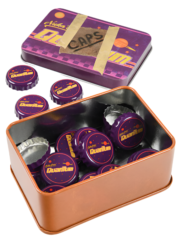 Fallout Bottle Cap Series: Nuka Quantum with Collectible Tin | Shop ...