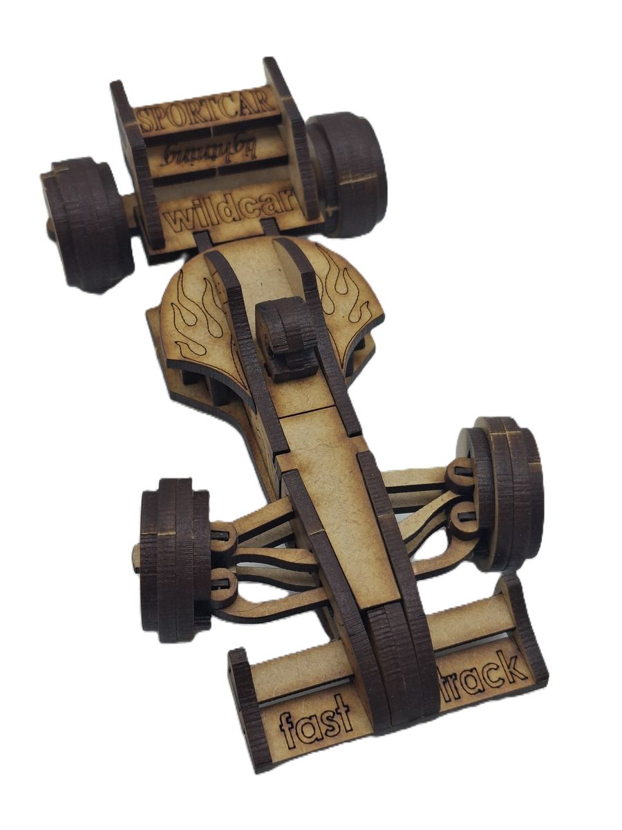 Formula 1 F1 Race car Vehicle Car 3D Puzzle Wooden 3D Model kit | Shop ...
