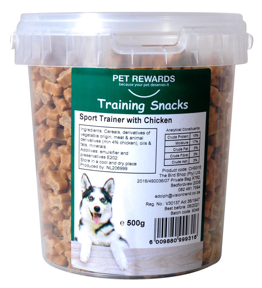 Dog Treats - Sport Training Snacks - Chicken Flavour - 500g | Shop ...