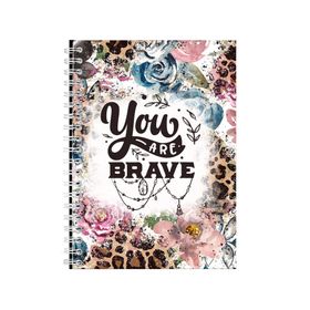 You Are Brave Notebook Faith Gift Idea Notepad Pad 80 | Shop Today. Get ...
