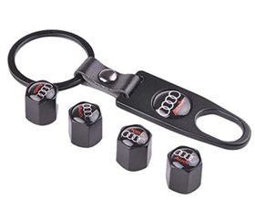 Fancy Tyre Valve Caps with Key Ring - Audi | Shop Today. Get it ...