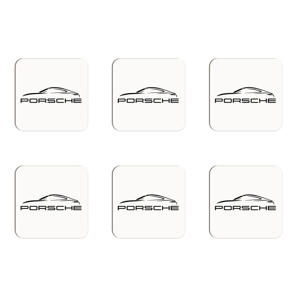 Porsche Outline Coasters - Set of 6 | Shop Today. Get it Tomorrow ...