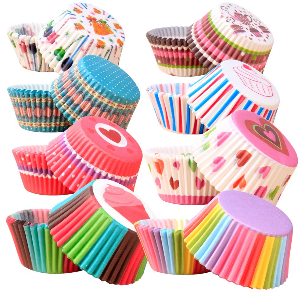 Baking Cupcake Wrappers - Set of 8 x 12 Assorted | Shop Today. Get it ...