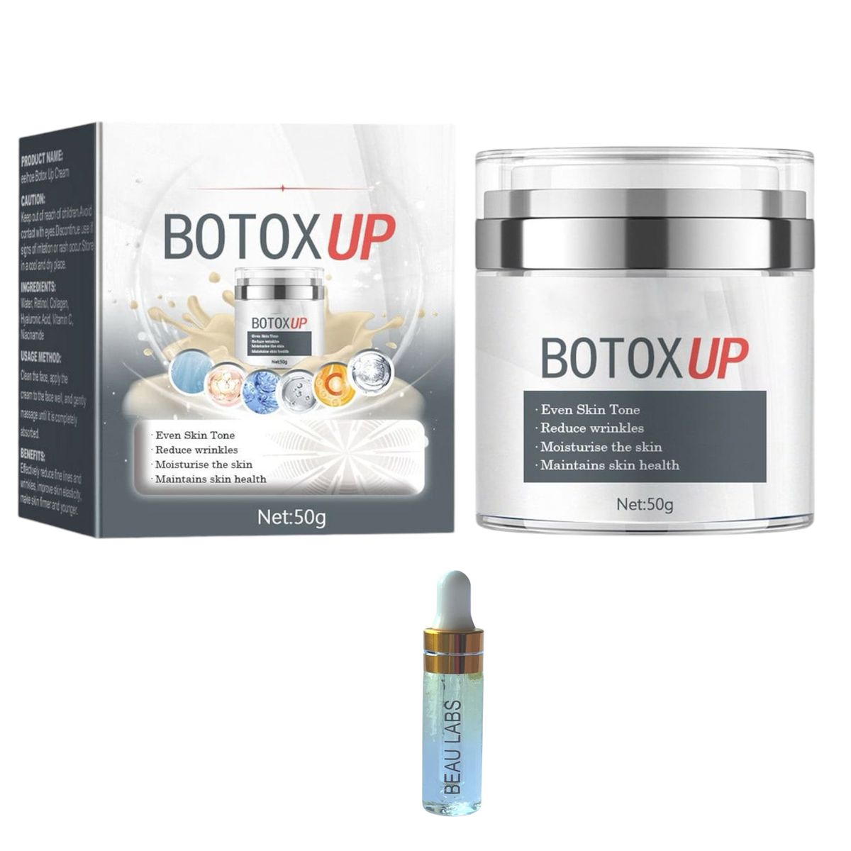 Botox Up Cream - Advanced Anti-Aging Face Lift & Wrinkle Smoothing ...