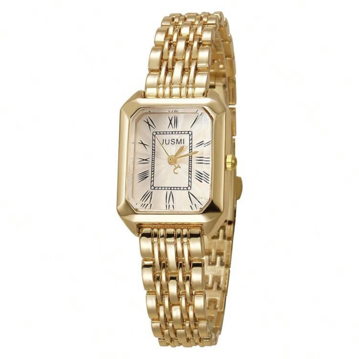 Women's Fashion Rectangular Dial & Bar Scale Retro Quartz Watch | Shop ...