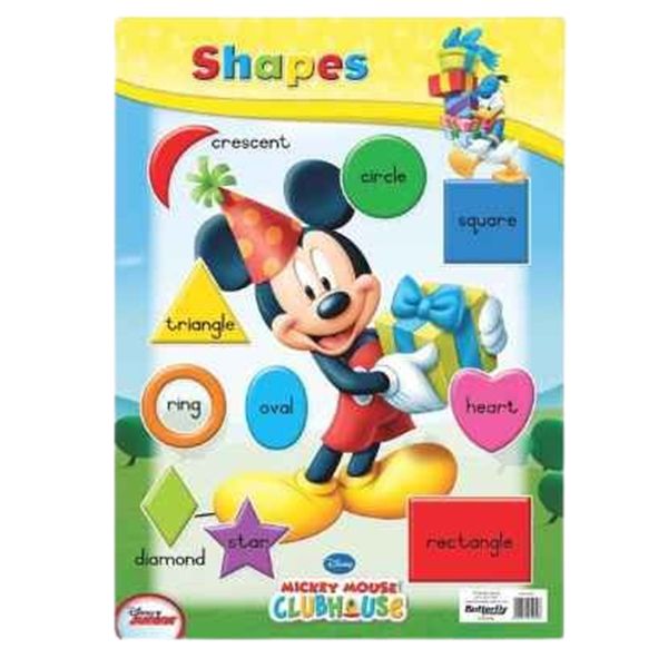 Butterfly Disney Junior Wallchart - Shapes x 10 | Shop Today. Get it ...