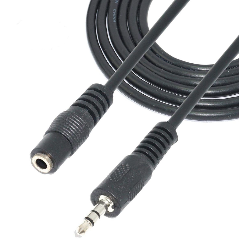 3.5mm Aux Audio Jack Extension Cable - Male to Female - 5 Meters Aux ...