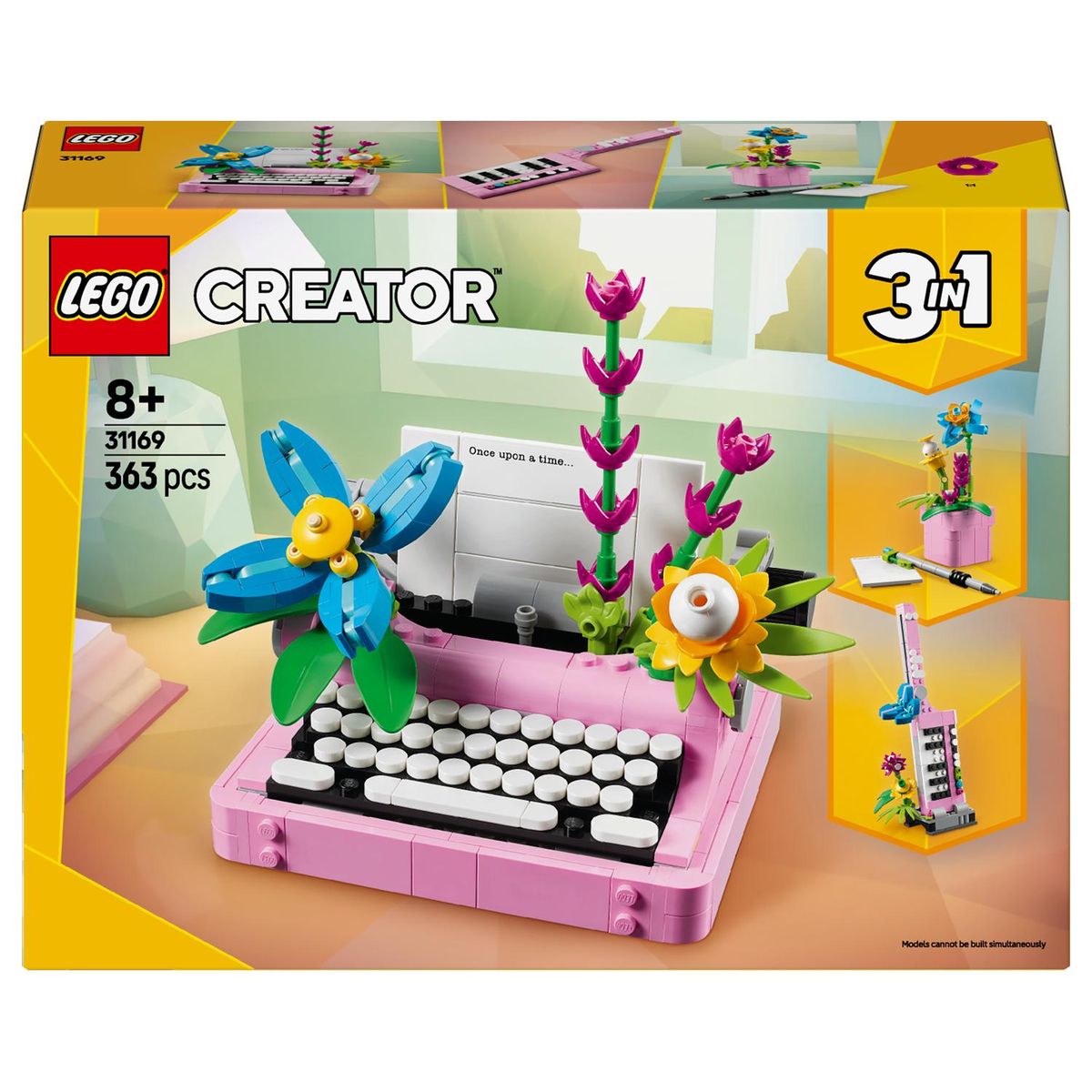 LEGO® Creator 3in1 Typewriter with Flowers Toy Playset 31169 | Shop ...