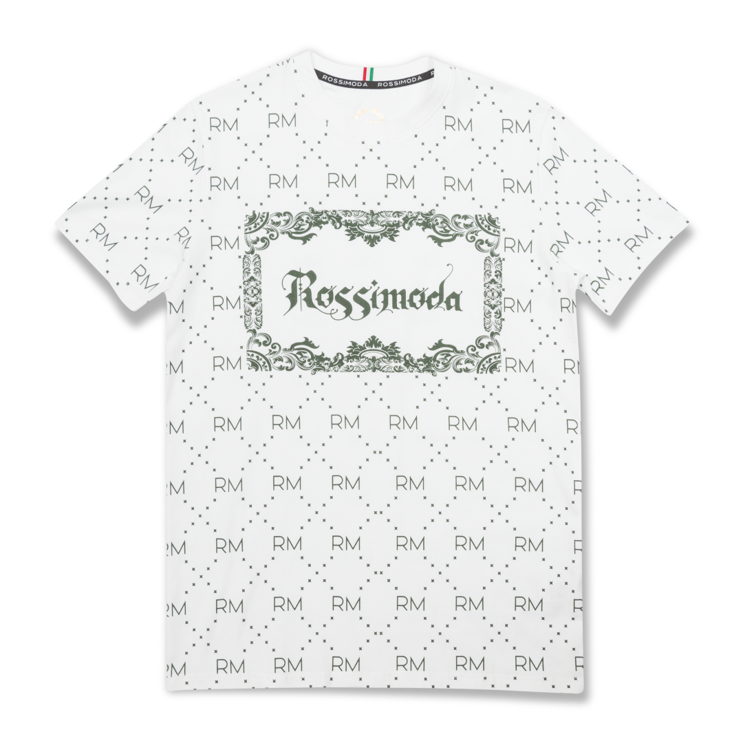Rossimoda Men s Cima Printed T Shirt White Shop Today Get It
