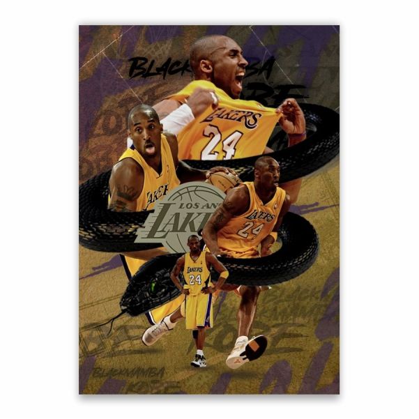 Kobe Bryant Black Mamba Poster - A1 | Shop Today. Get it Tomorrow ...