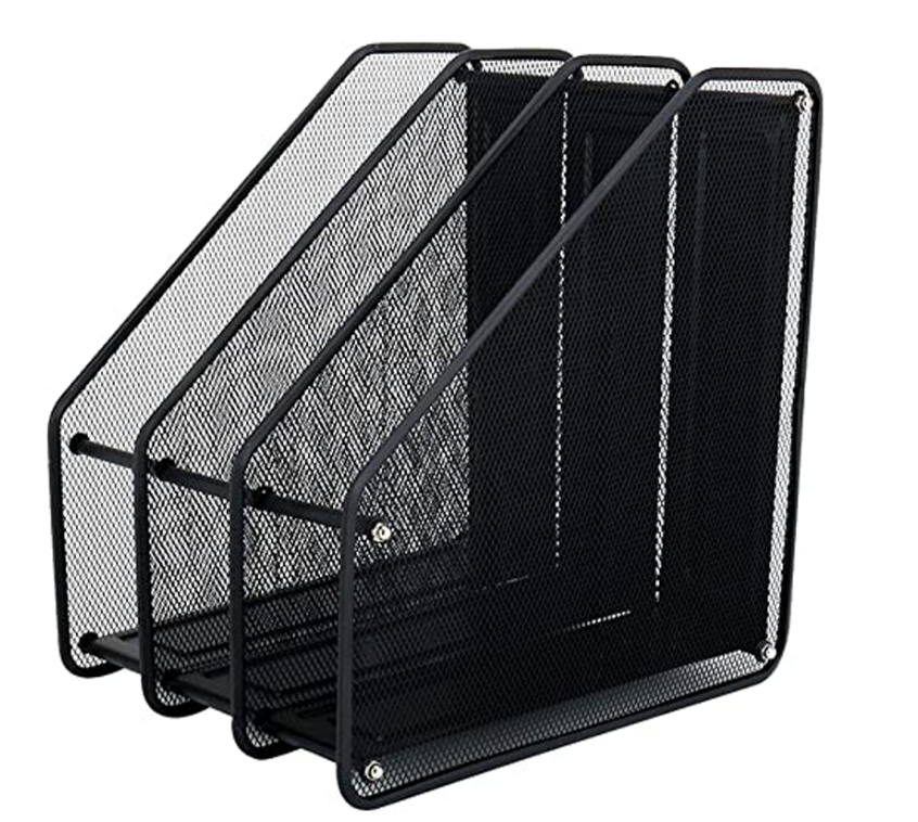 Arfast - 3 Compartments Metal Mesh Magazine/File Holder | Shop Today ...