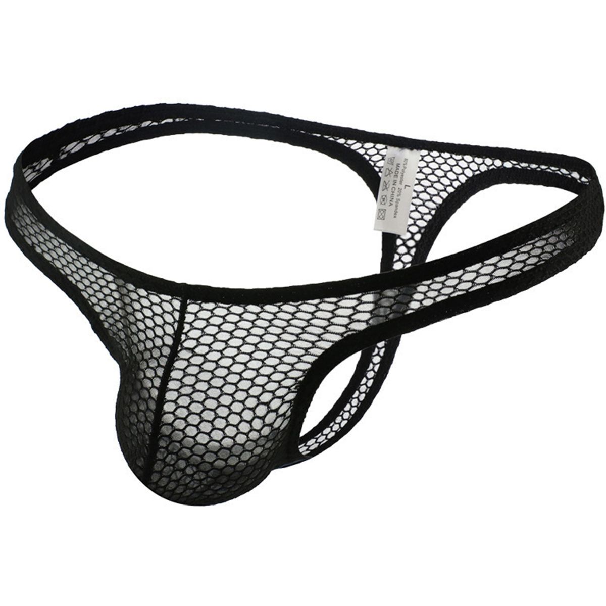 Men Thongs - Sexy Underwear G-string Hollow Mesh Breathable Briefs Low ...