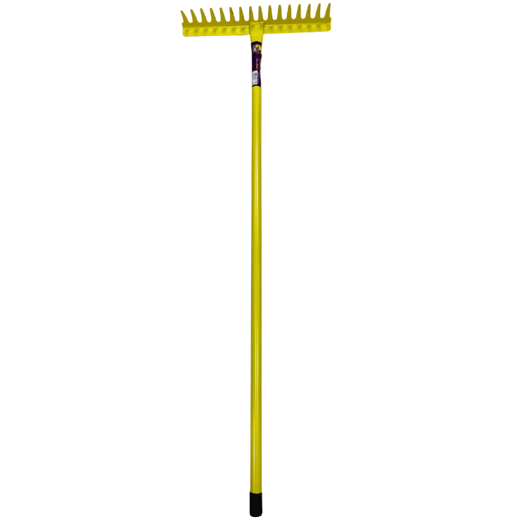 Earth 16 Tooth Steel Garden Rake - Yellow | Buy Online in South Africa ...