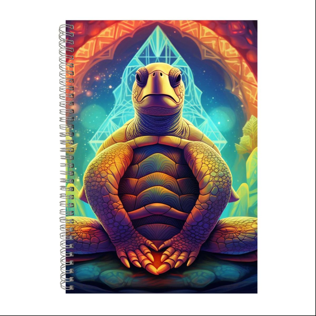Psychedelic Sea Turtle 1 Gift Idea A4 Notepad 250 | Shop Today. Get it ...