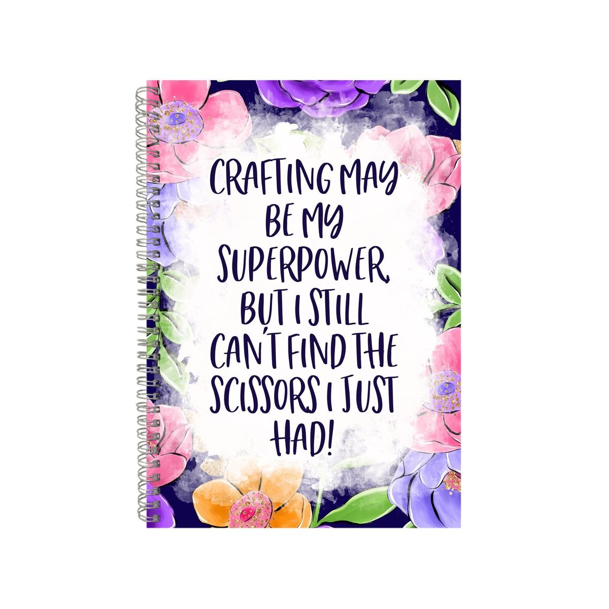 Crafting May Be My Superpower Notebook Crafting Gift Idea A4 Notepad ...