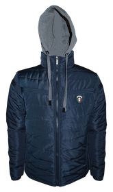 Soviet Mens Munich Puffer Jacket With Hood - Navy | Buy Online in South ...