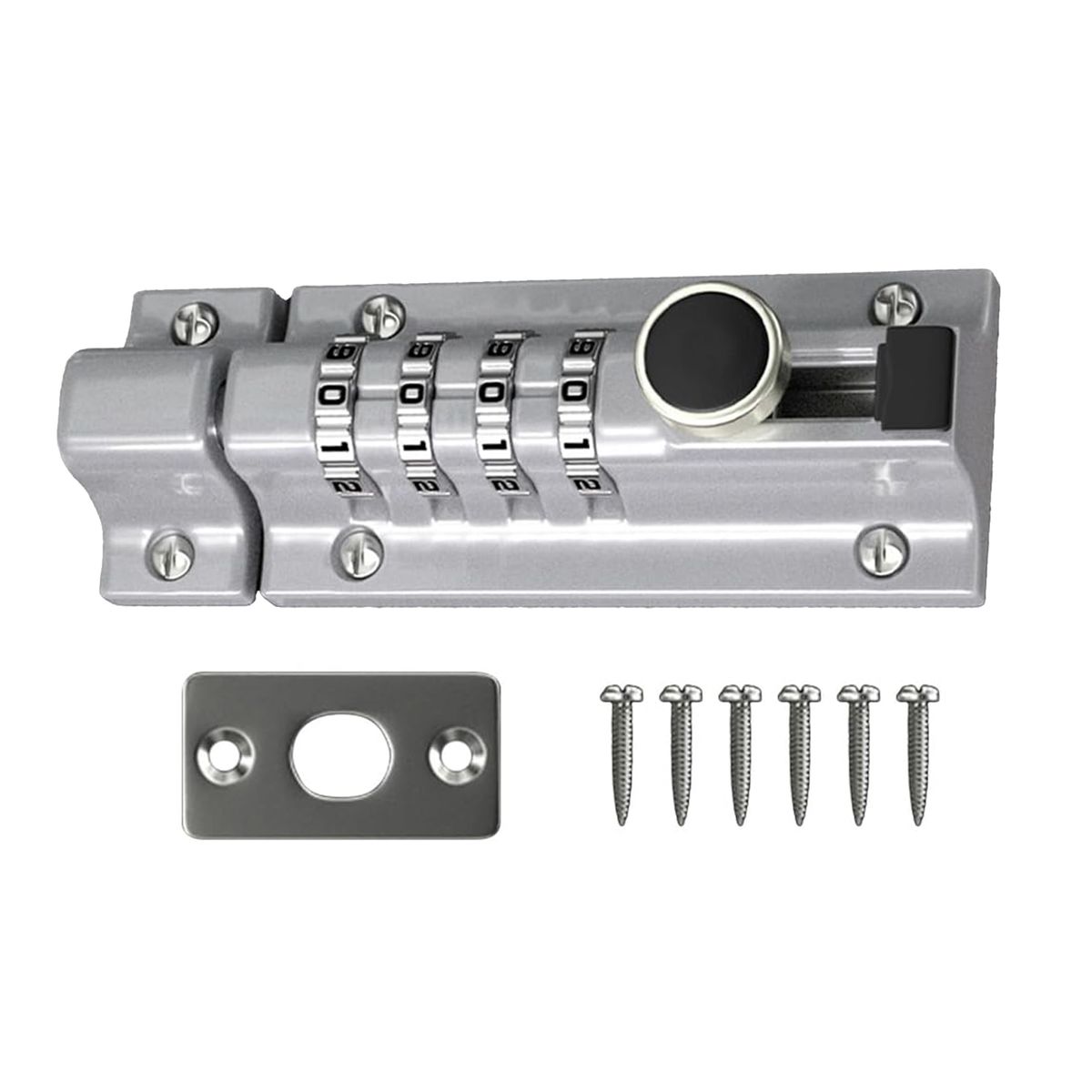 Sliding Bolt Password Combination Lock Safety Slide Latch Lock | Shop ...