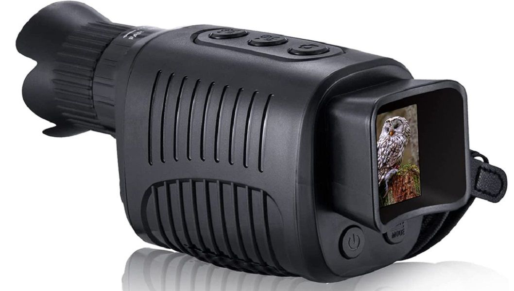 1080P Digital Infrared Night Vision 5X Hunting, Security Monocular ...