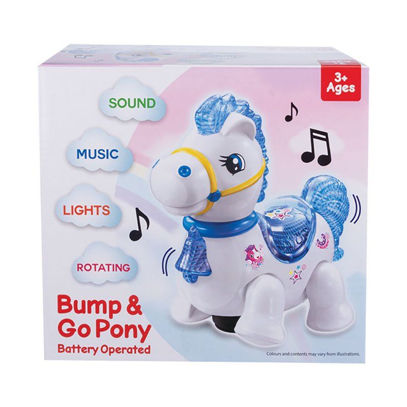 Bump & Go Pony - Baby Toys - Lights & Sounds - Battery Operated | Buy ...