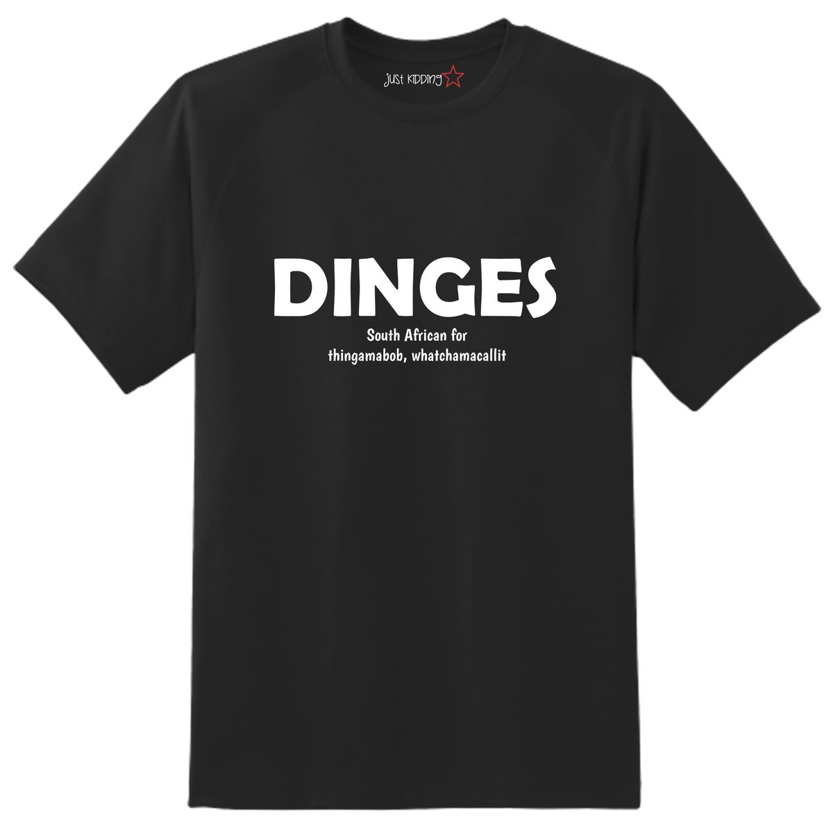 Just Kidding Girls "Dinges" Short Sleeve Tshirt Black | Shop Today. Get it Tomorrow! | takealot.com