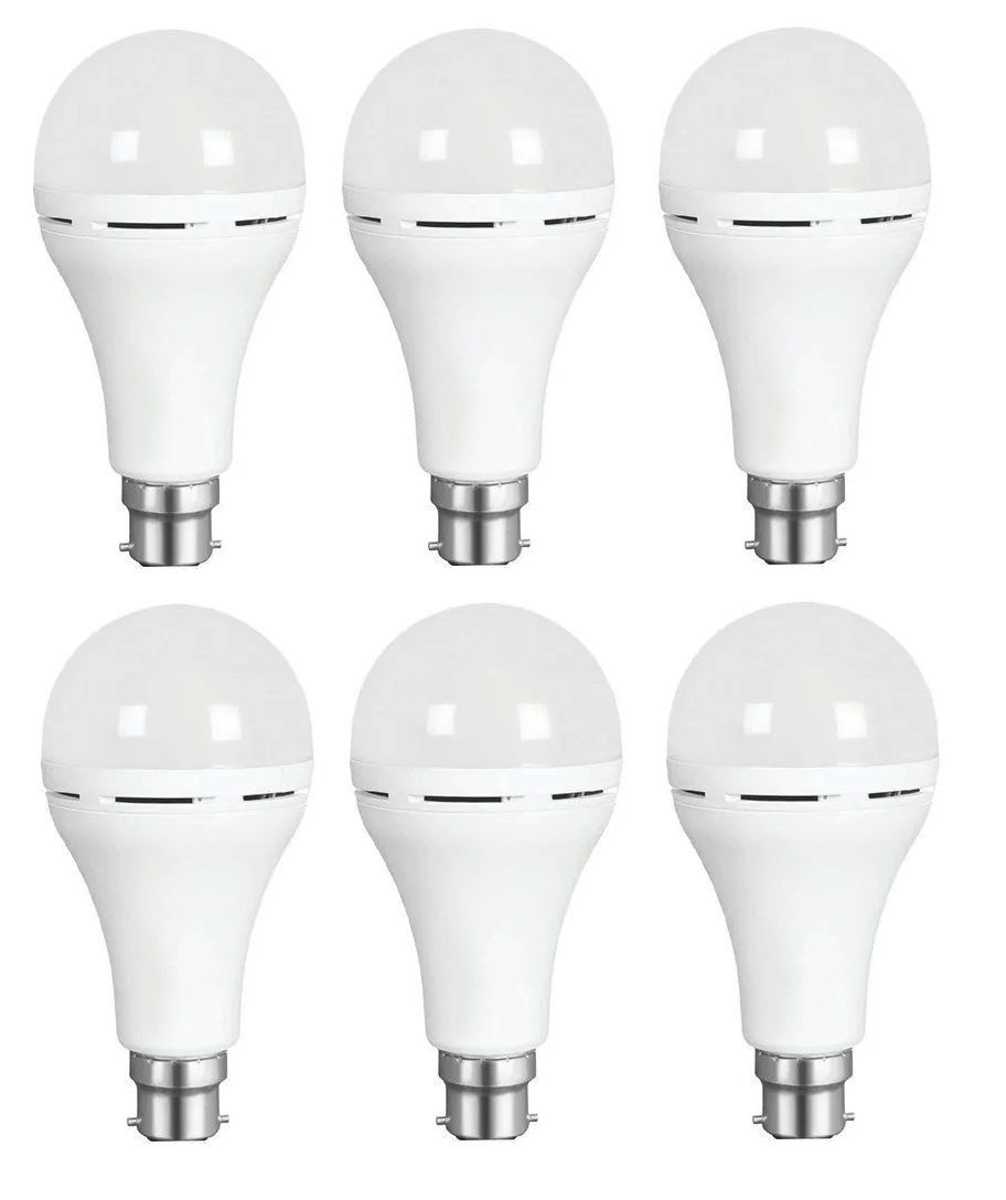 B22 Rechargeble LED Globe 12W - Emergency Light Bulb 6 Pack | Shop ...