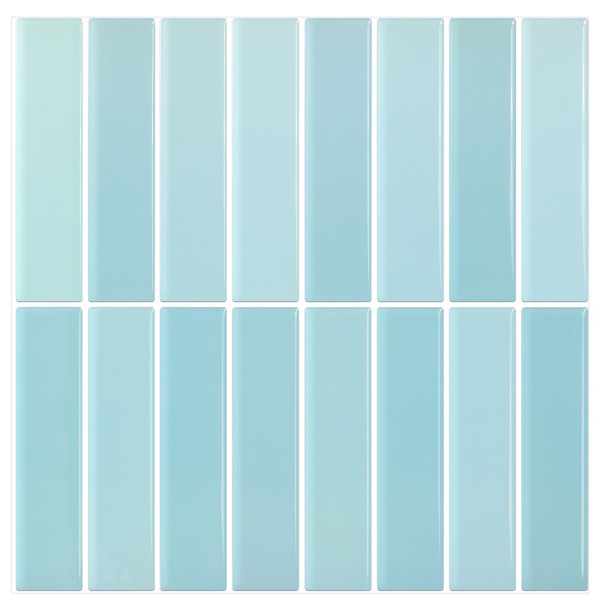 10 Sheet DIY Mosaic Tile Peel and Stick 3D Gel Wallpaper 2.5mm ...
