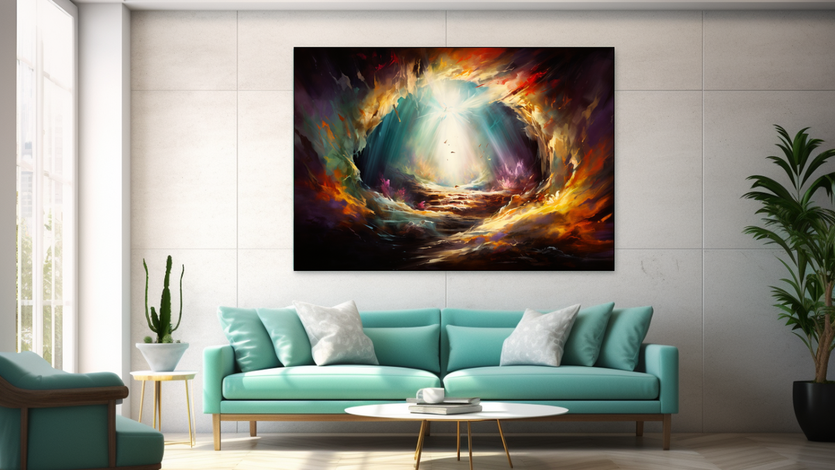 Canvas Wall Art - Risurrection Glory Abstract - JT0128 | Shop Today ...