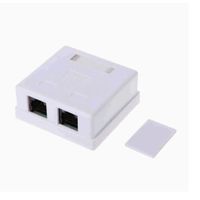 RJ45 CAT6 Junction Box With 2 ports Network Connecter | Buy Online in ...