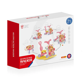 5 in 1 Baby Multifunction Walker, Game Panel, Sit-to-Stand Walker ...