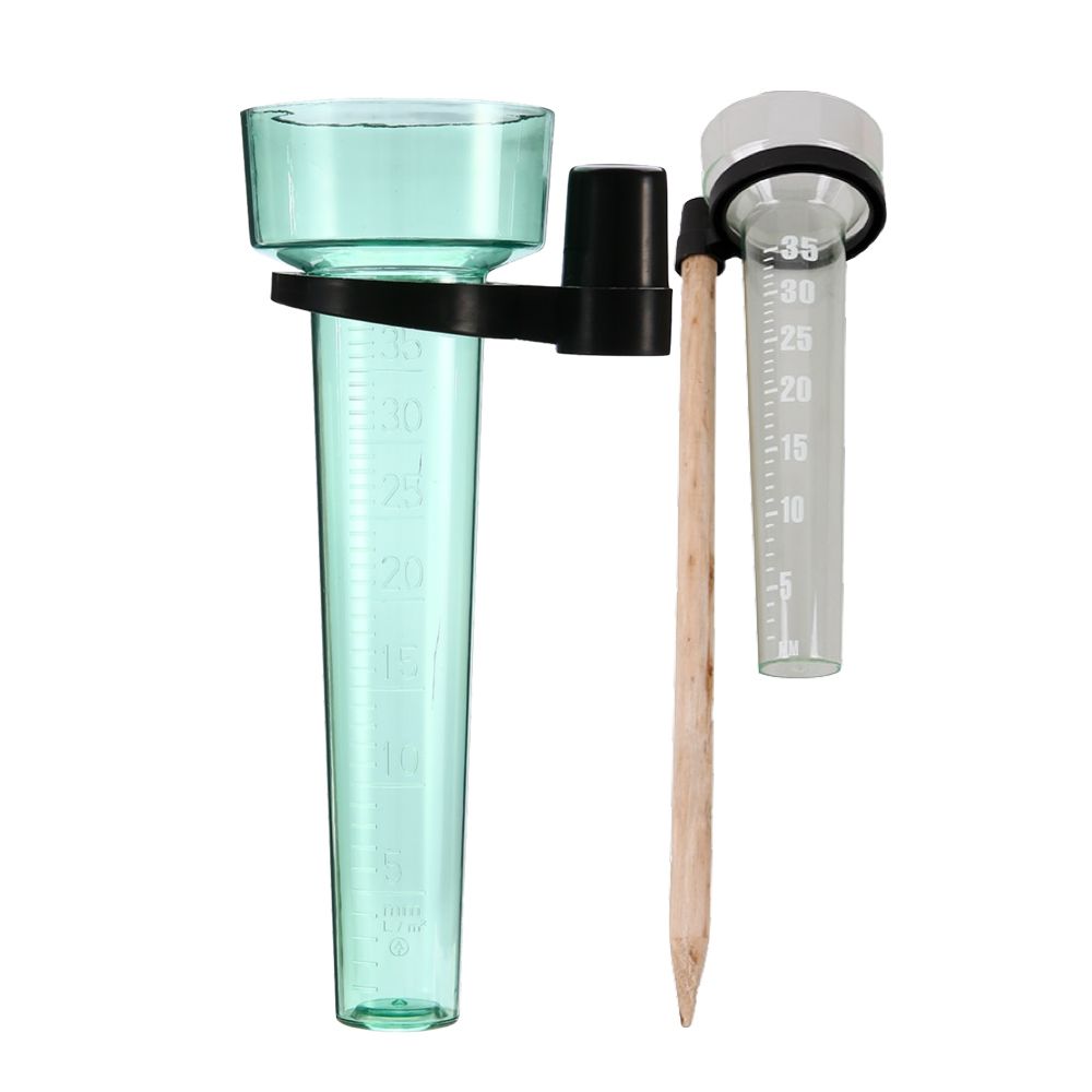 Home Garden Rain Gauge Outdoor Water Ground Rainfall Observation Tools ...